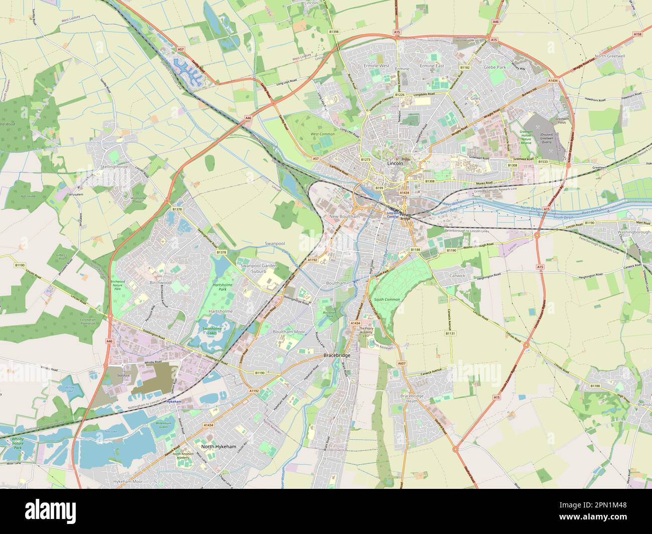 Metropolitan open land map hi-res stock photography and images - Alamy