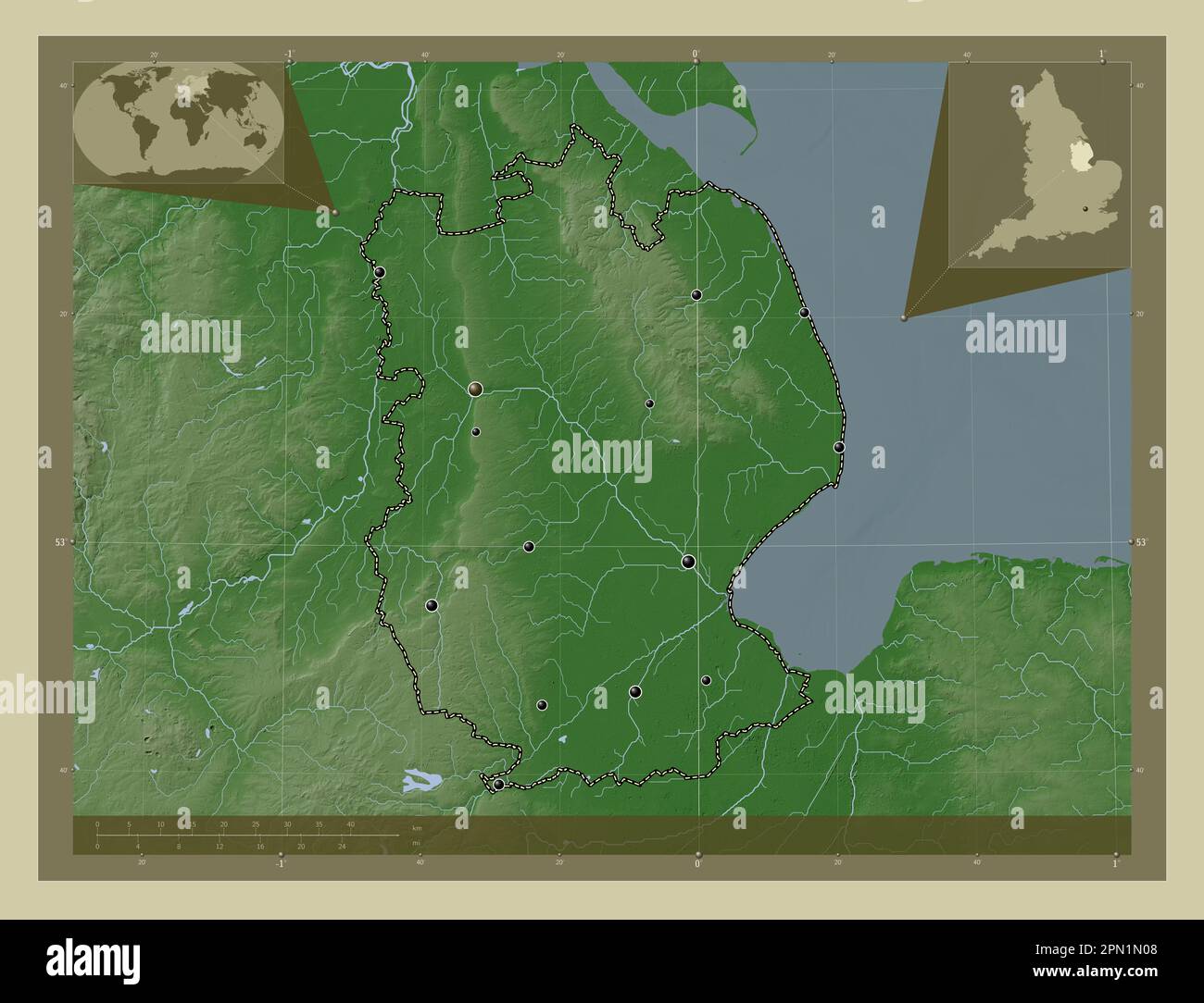 Lincolnshire, administrative county of England - Great Britain ...