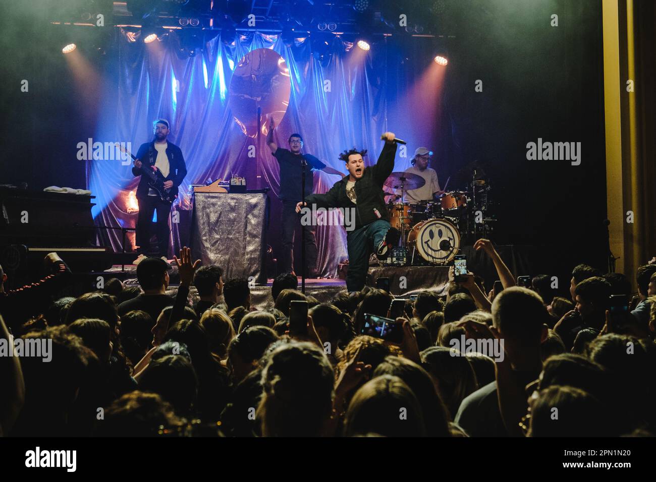 Bern, Switzerland. 15th Apr, 2023. The German rapper and singer Majan ...