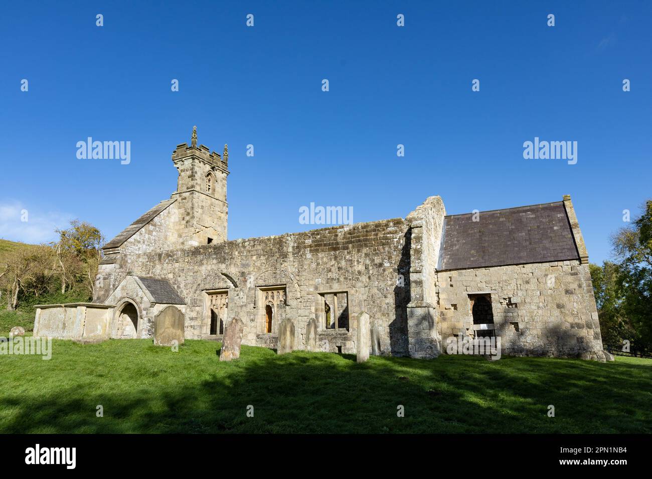 Wharram Percy on the 17th October 2022 in North Yorkshire, England ...