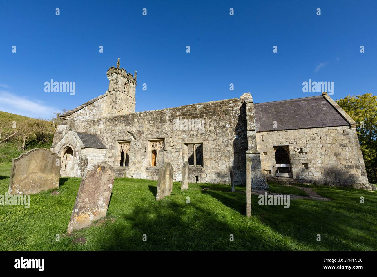 Wharram Percy on the 17th October 2022 in North Yorkshire, England ...