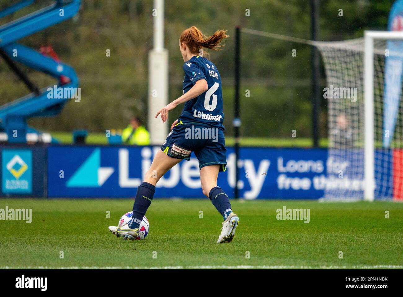 Cranbourne East, Australia. 15 April 2023. Melbourne Victory defender ...