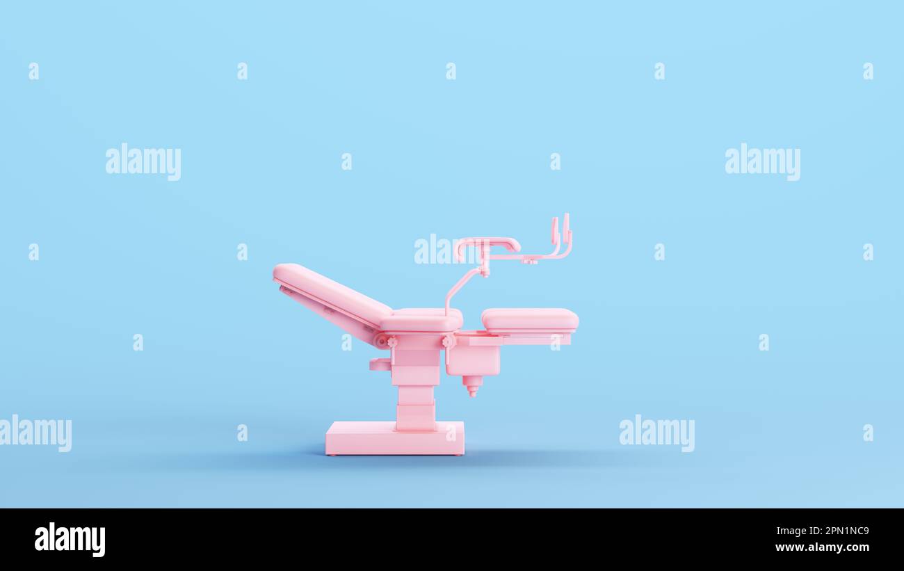 Pink Gynaecology Obstetrics Chair Female Health Care Reproductive ...