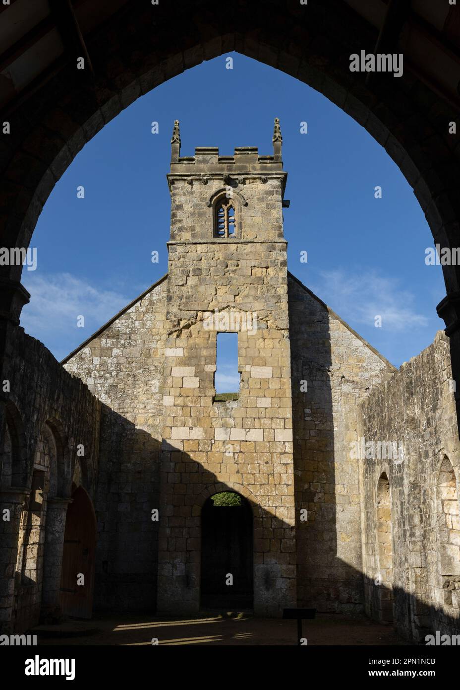 Wharram Percy on the 17th October 2022 in North Yorkshire, England ...