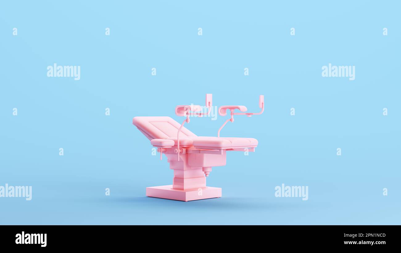 Pink Gynaecology Obstetrics Chair Female Health Care Reproductive ...