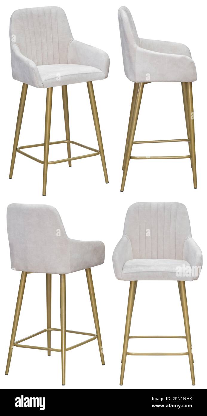 Bar stool. Interior element. Isolated from the background. From ...