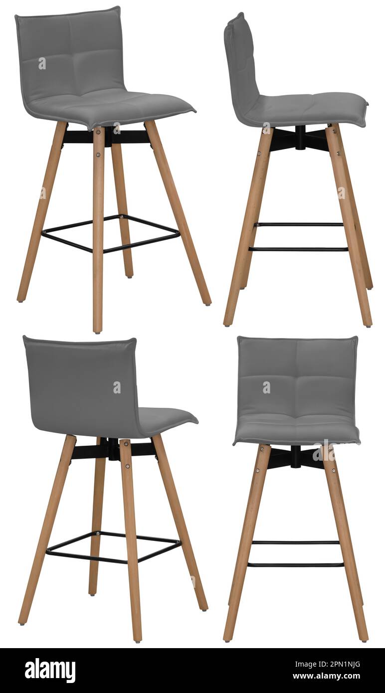 Bar stool. Interior element. Isolated from the background. From ...