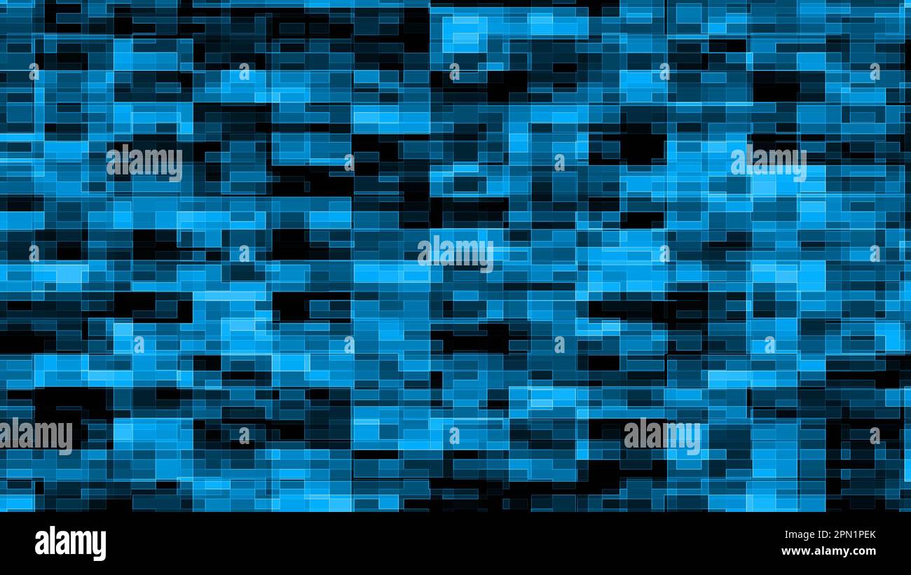 Modern graphic background in blue design - random arrangement of ...