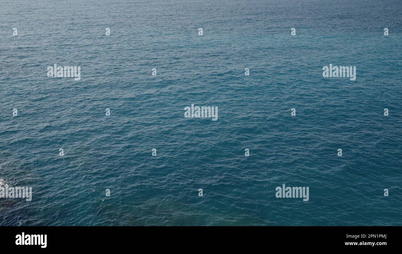 mediterranean sea azure color background, wide photo Stock Photo - Alamy