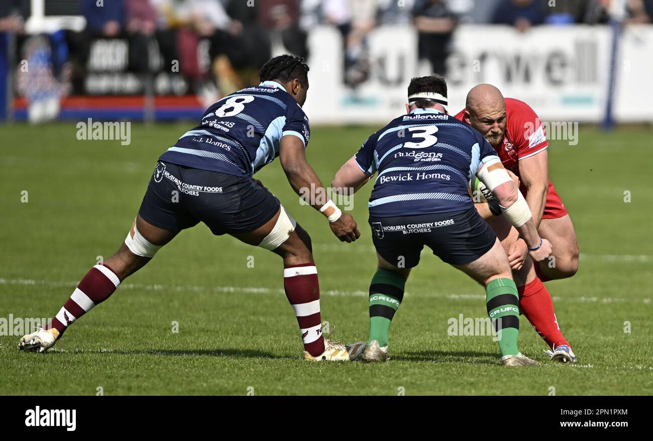 Bedford, United Kingdom. 15th Apr, 2023. RFU Championship Rugby ...