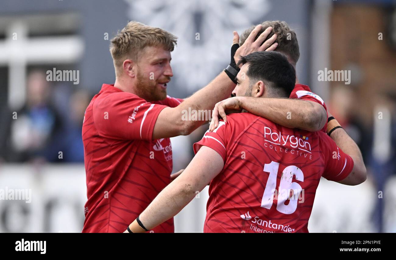 Bedford, United Kingdom. 15th Apr, 2023. RFU Championship Rugby ...