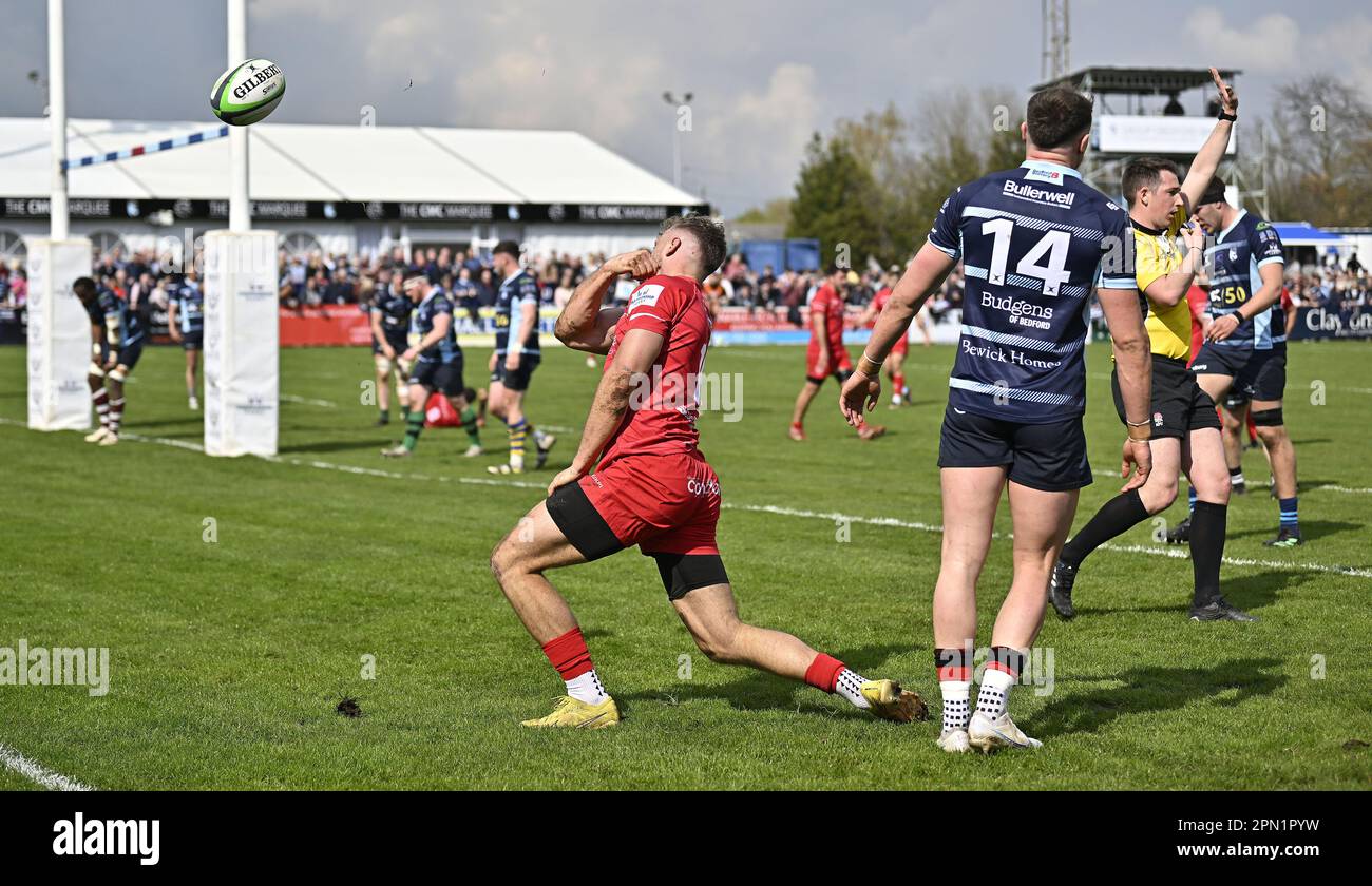Bedford, United Kingdom. 15th Apr, 2023. RFU Championship Rugby ...