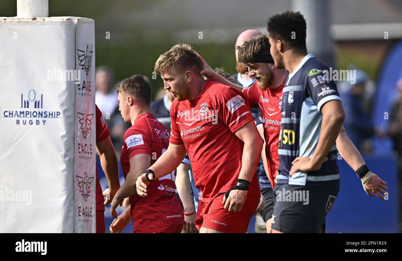 Bedford, United Kingdom. 15th Apr, 2023. RFU Championship Rugby ...