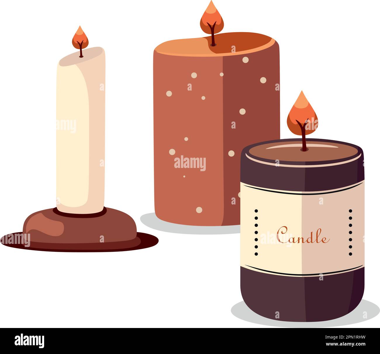 Tea cups candy Stock Vector Images - Alamy