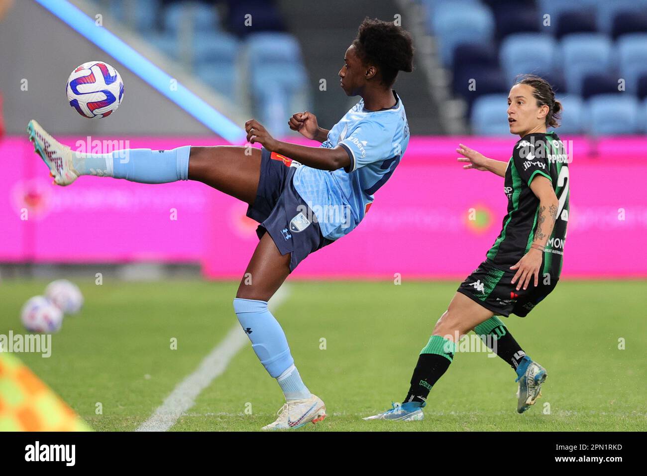 Sydney, Australia. 16th Apr, 2023. Princess Ibini-Isei of Sydney FC ...