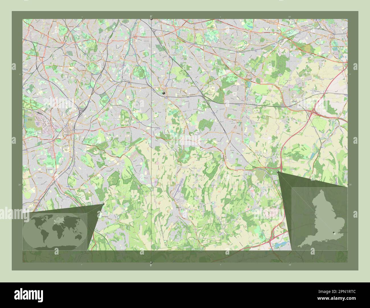 Bromley london map hi-res stock photography and images - Alamy