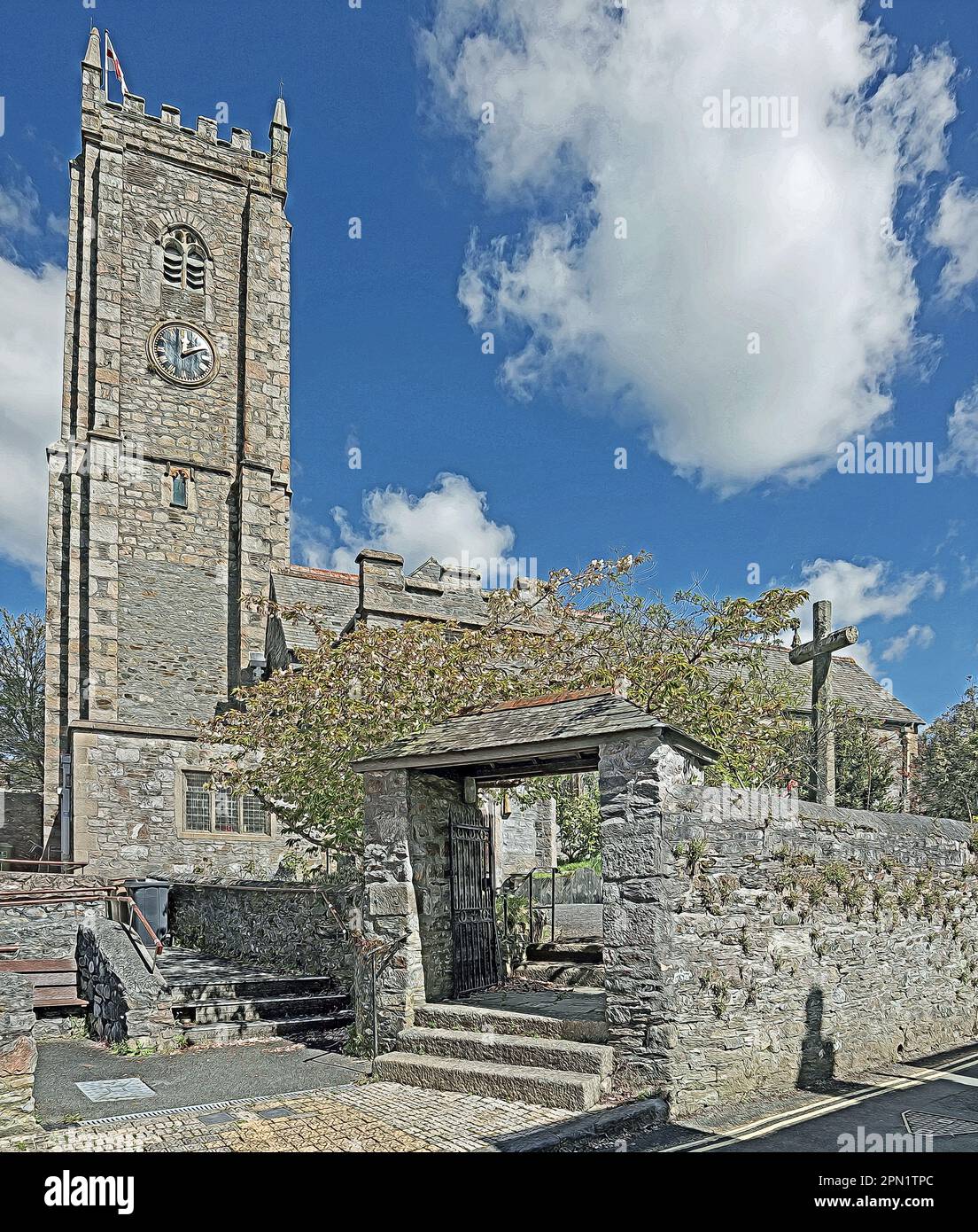 Photo illustration The Church of St Maurice Plympton formerly known as ...