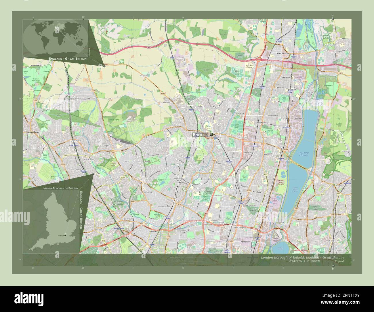 London Borough of Enfield, london borough of England - Great Britain ...