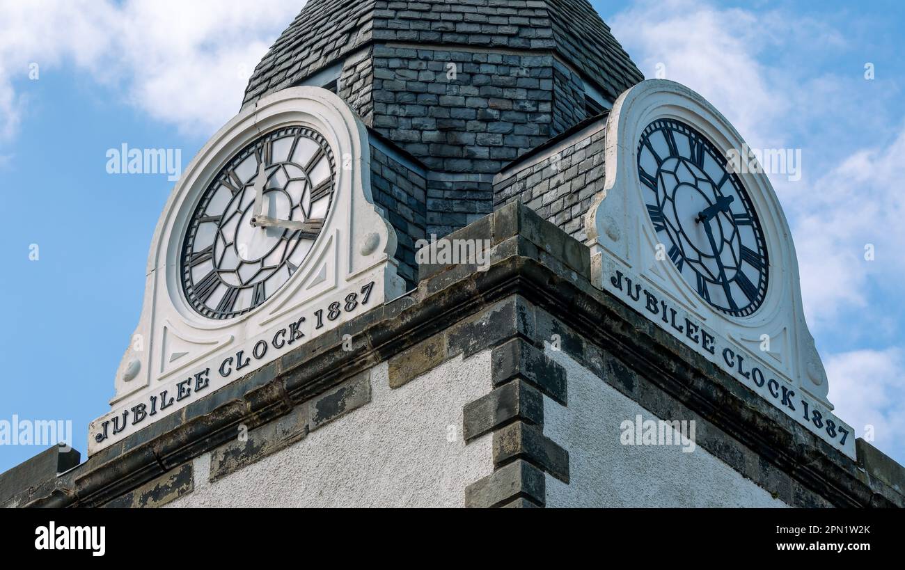 Jubilee Clock Tower is an ornate clock on the High Street in South ...