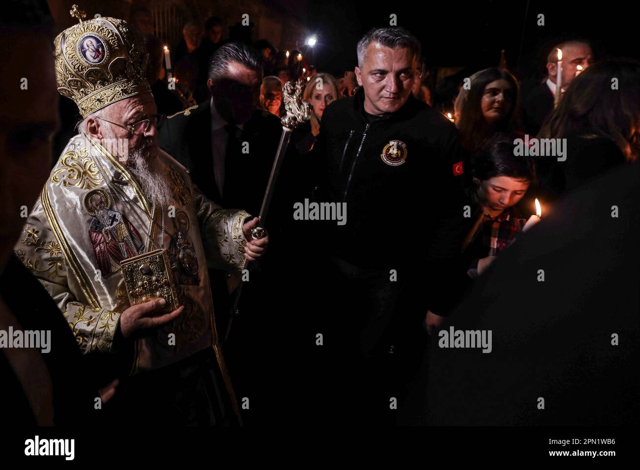 Gokceda Island, Turkey. 16th Apr, 2023. Ecumenical Patriarch ...