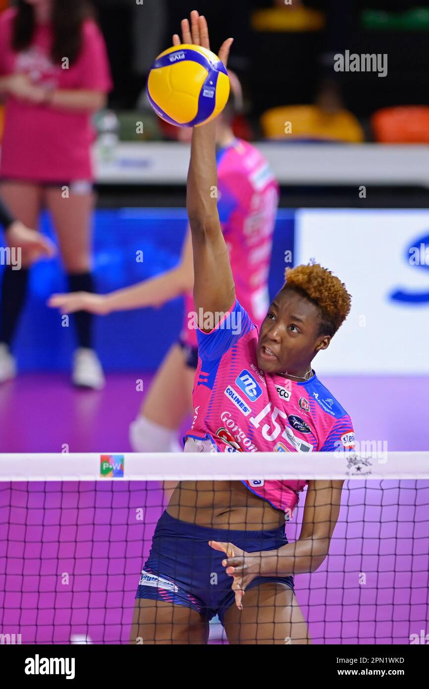 Florence, Italy. 16th Apr, 2023. Julia Ituma (Igor Gorgonzola Novara ...