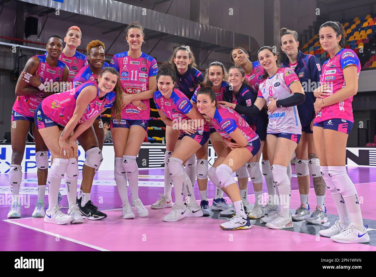 Florence, Italy. 16th Apr, 2023. Julia Ituma (Igor Gorgonzola Novara ...