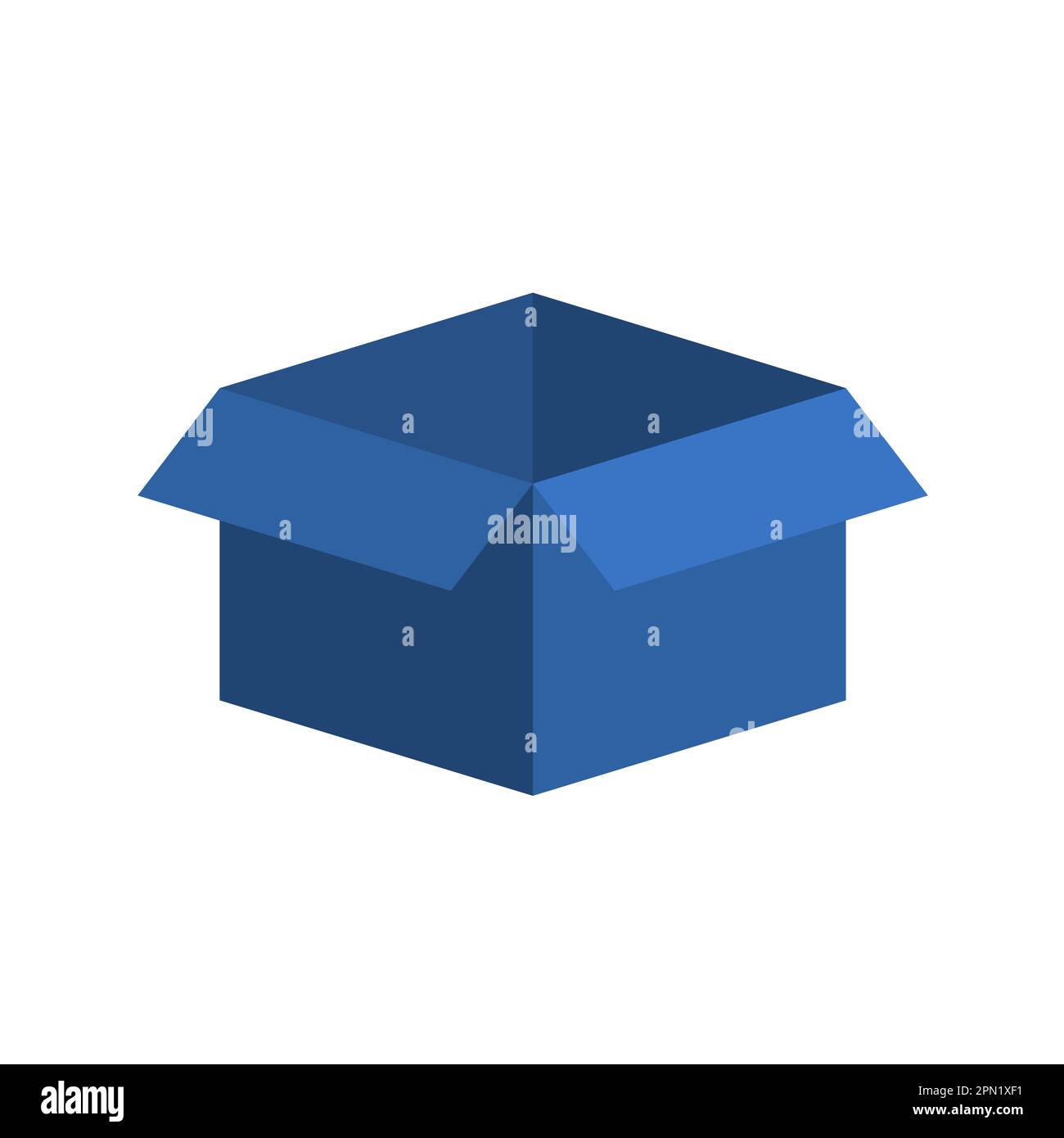 open box color flat illustration Stock Vector Image & Art - Alamy