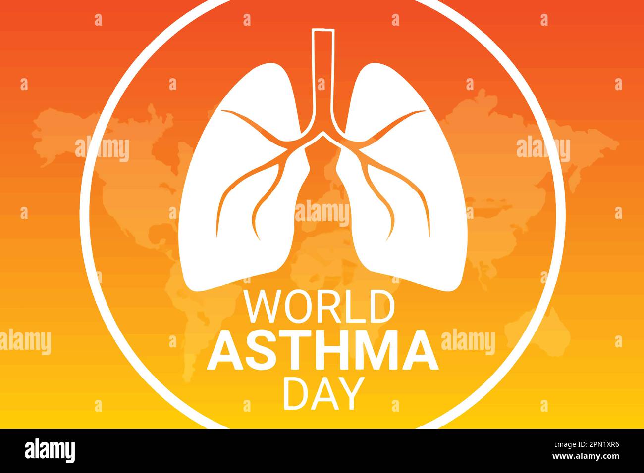 World Asthma Day. Holiday concept. Template for background, banner ...