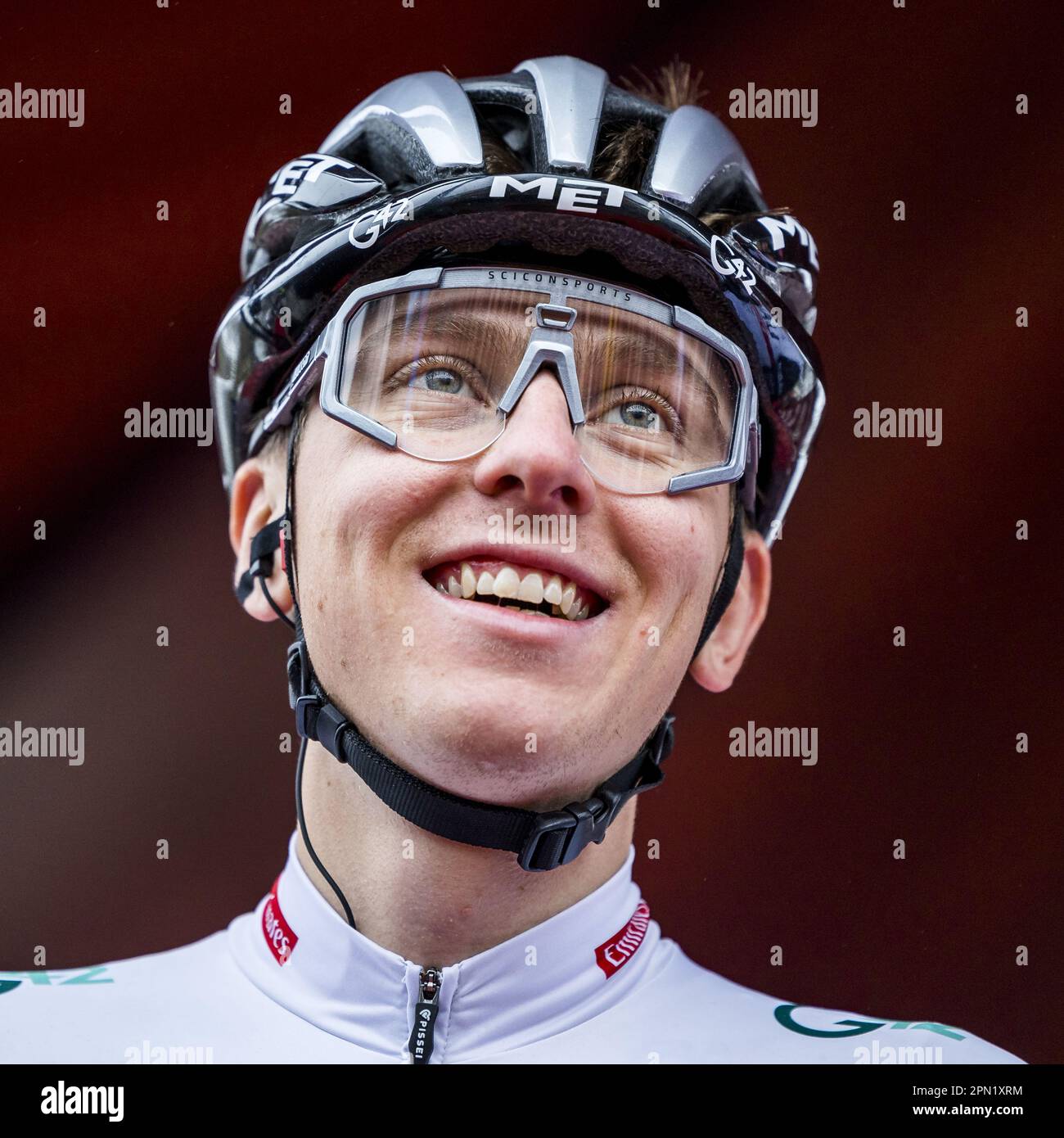 MAASTRICHT - Tadej Pogacar prior to the start of the 57th Amstel Gold ...