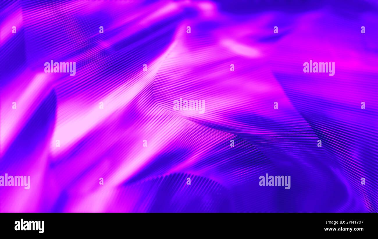 Colorful purple liquid metal curves shapes - hi-tech digital bg ...