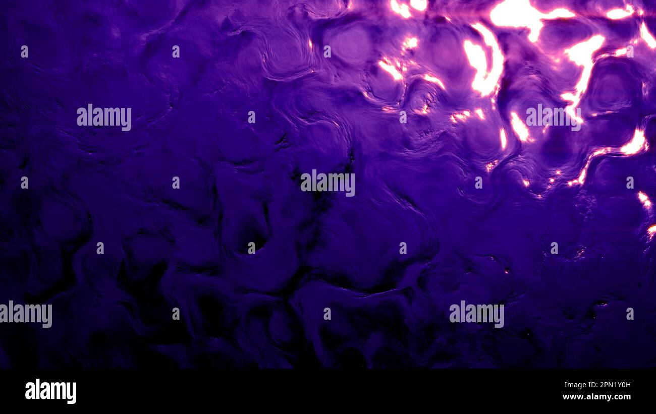 nice purple distressed organic contour forms - abstract 3D illustration ...