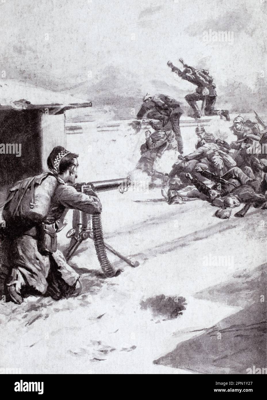 Battle of soissons machine gun hi-res stock photography and images - Alamy