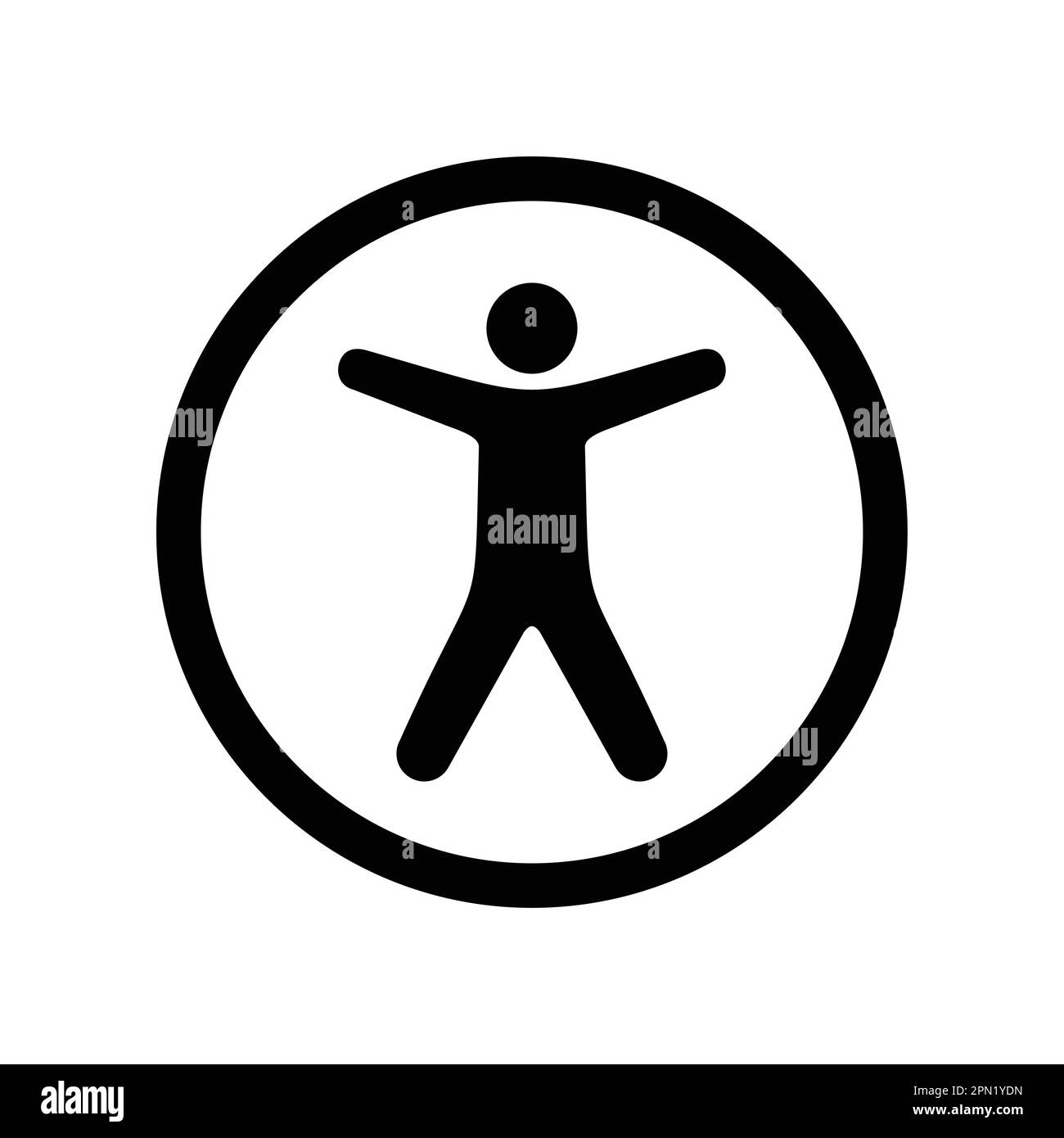 Accessibility pictogram Black and White Stock Photos & Images - Alamy