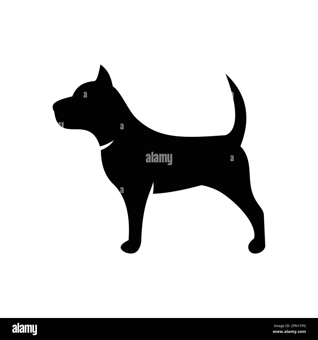 Watercolor dogs illustration Stock Vector Images - Alamy