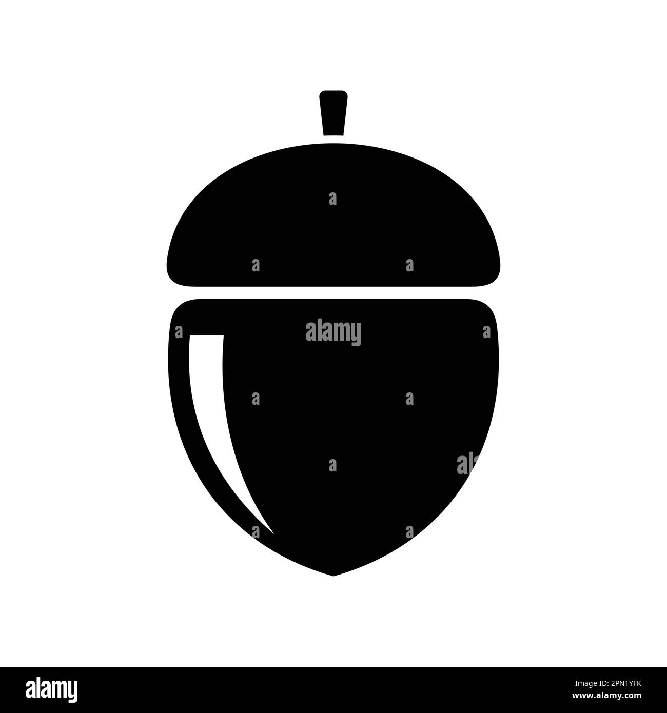 acorn flat style vector icon Stock Vector Image & Art - Alamy