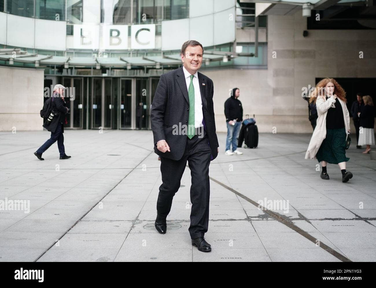 Minister without Portfolio and Tory party chairman Greg Hands leaving ...