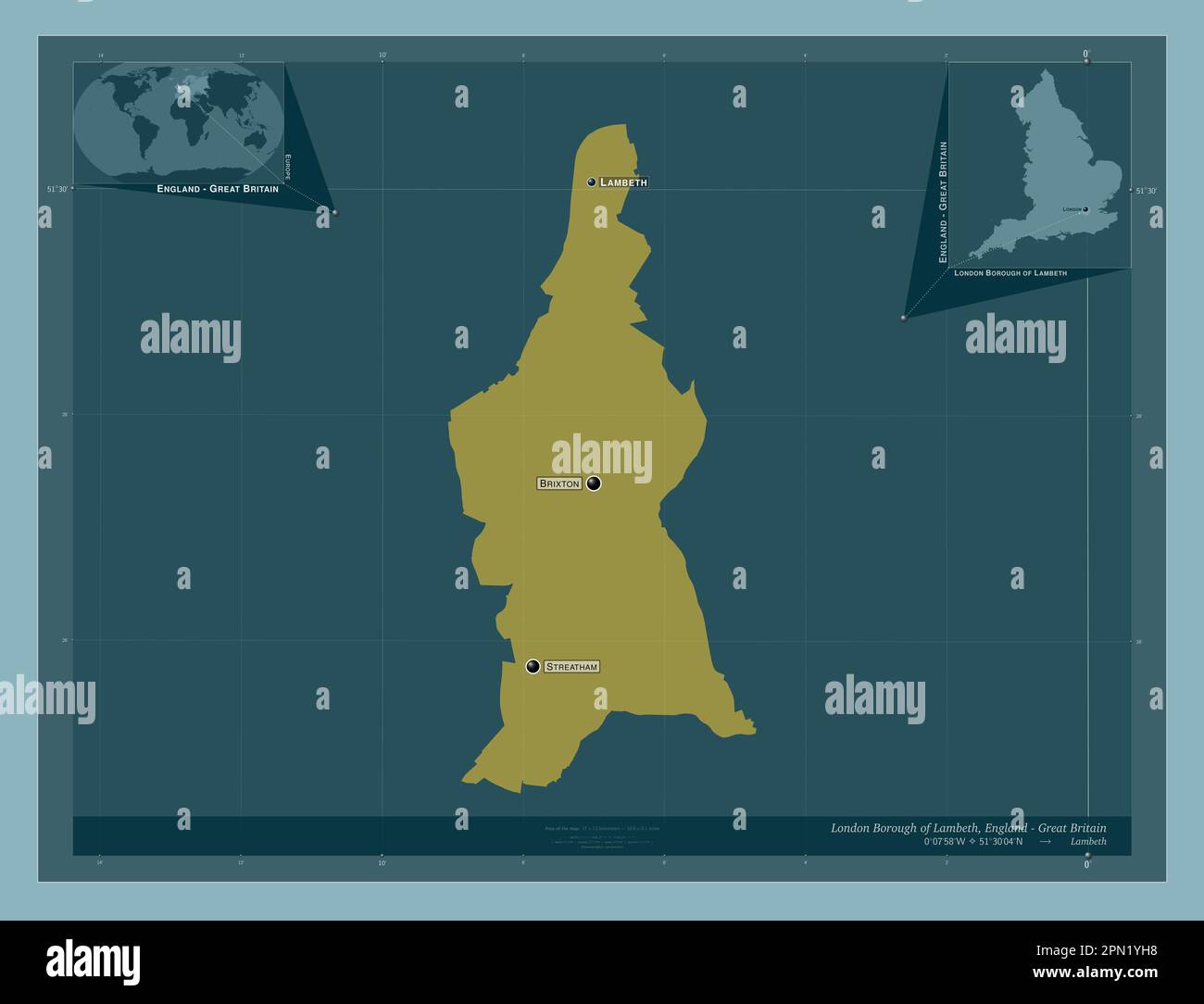 London Borough of Lambeth, london borough of England - Great Britain ...