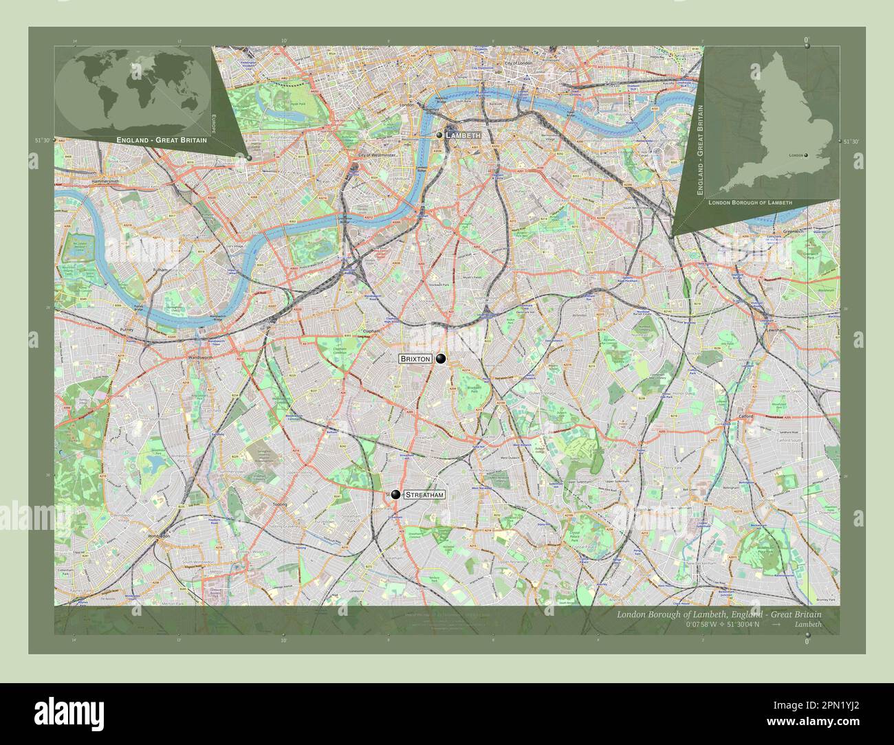 London Borough of Lambeth, london borough of England - Great Britain ...