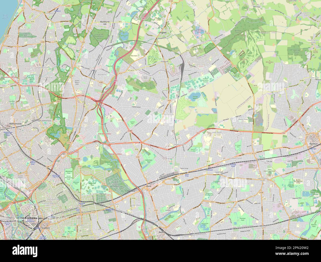 Map of redbridge hi-res stock photography and images - Alamy