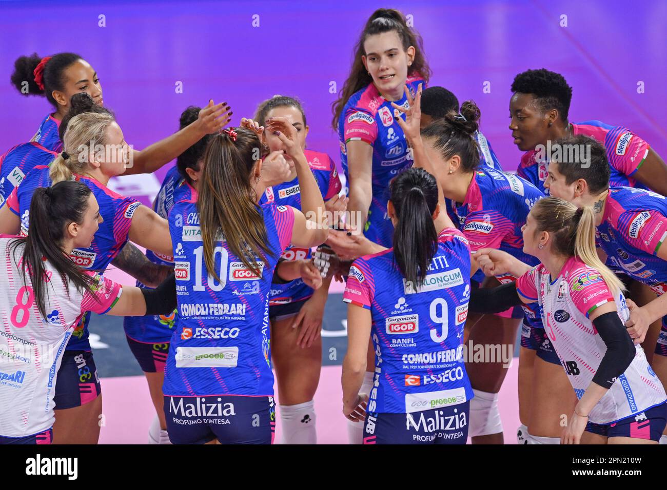 Florence, Italy. 16th Apr, 2023. Julia Ituma (Igor Gorgonzola Novara ...