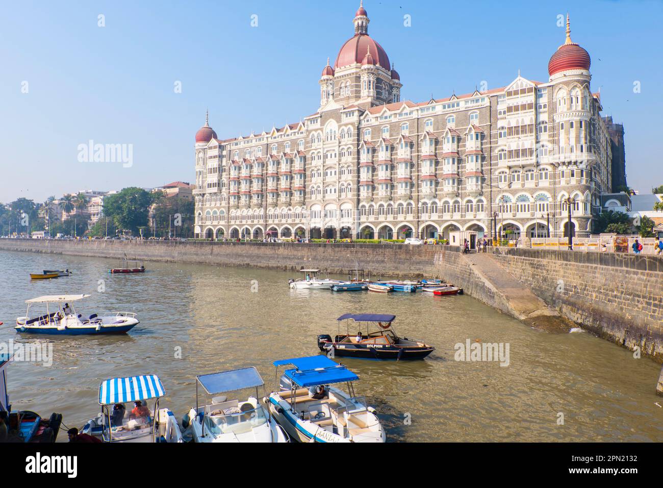 View towards Taj Mahal Palace Hotel, Colaba, Mumbai, India Stock Photo - Alamy