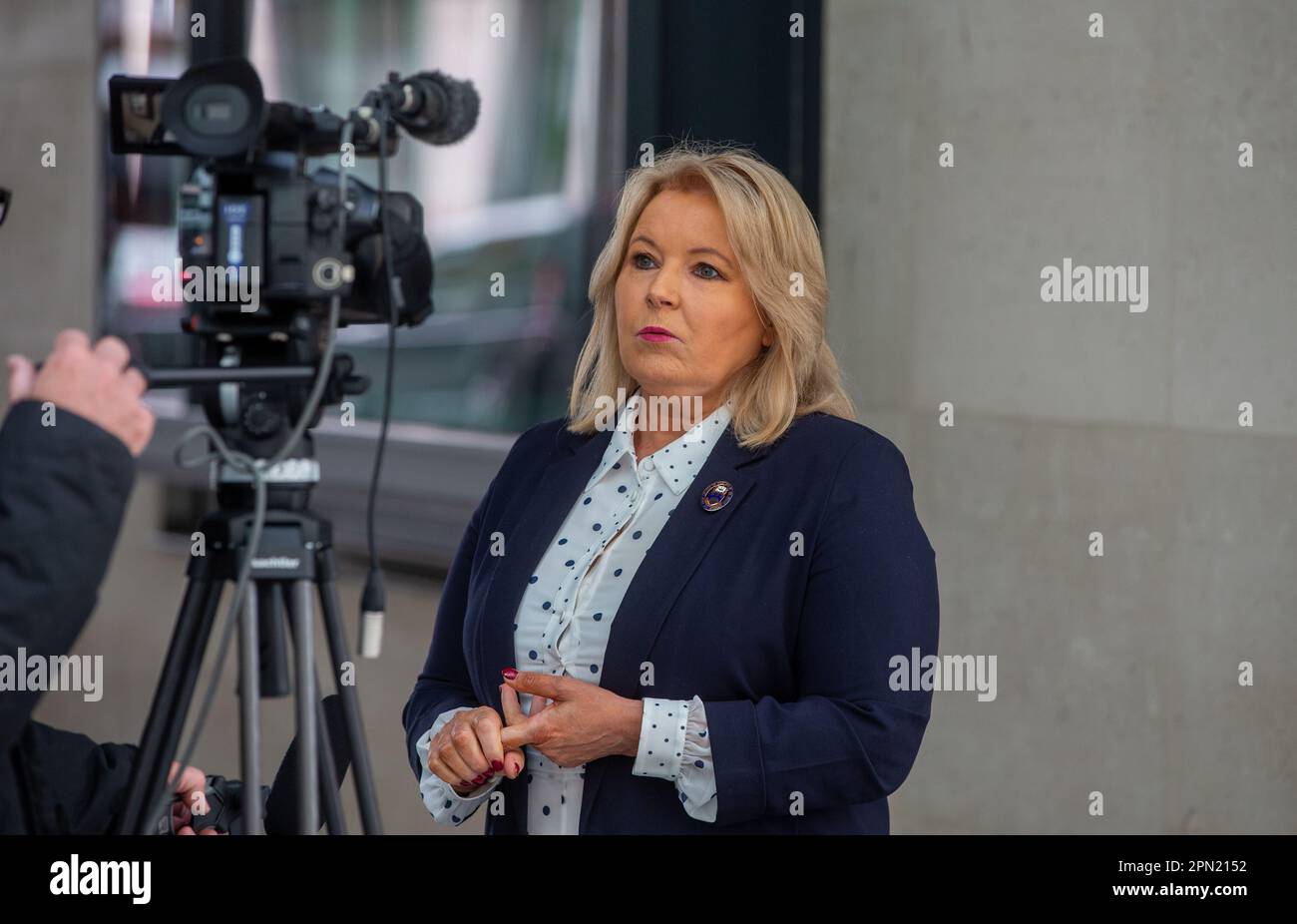 London, England, UK. 16th Apr, 2023. General Secretary of Royal College ...