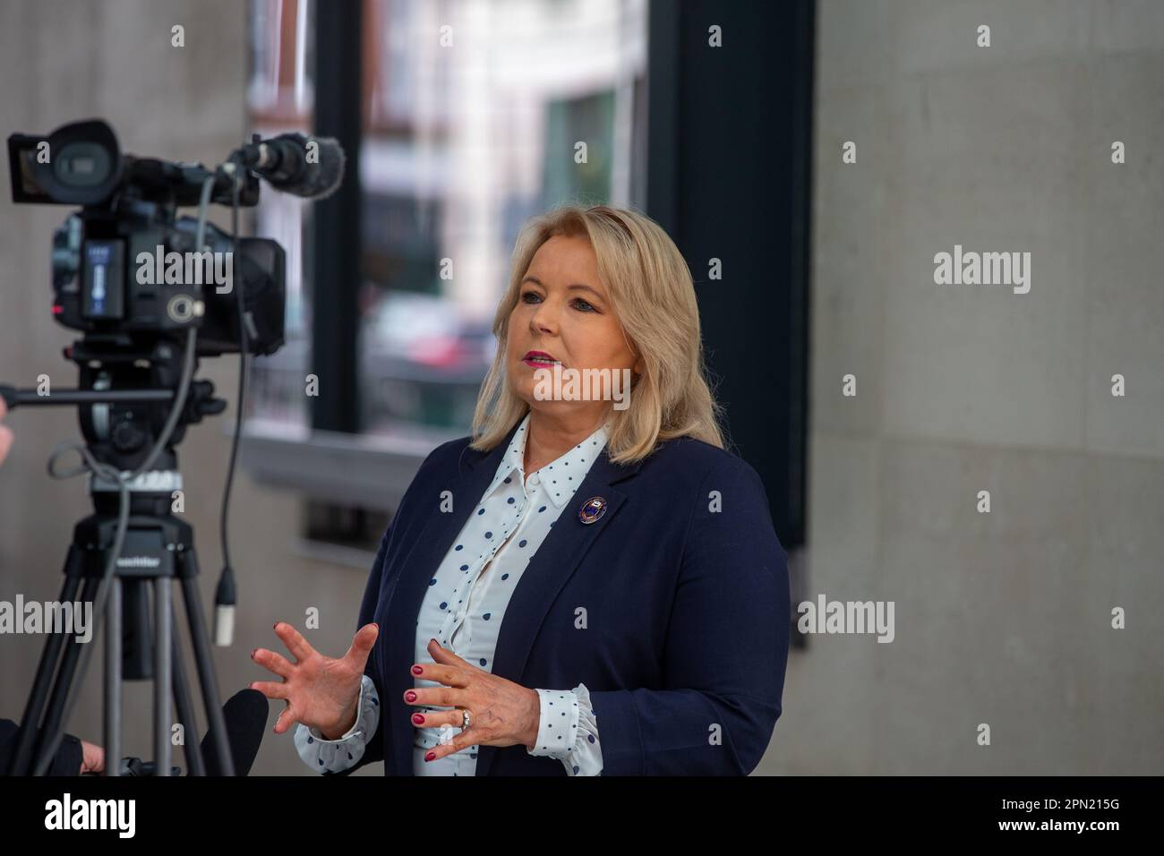 London, England, UK. 16th Apr, 2023. General Secretary of Royal College ...