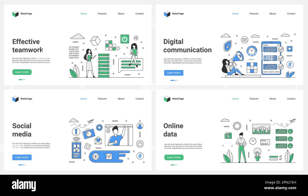 Effective teamwork with online data, digital communication, social ...