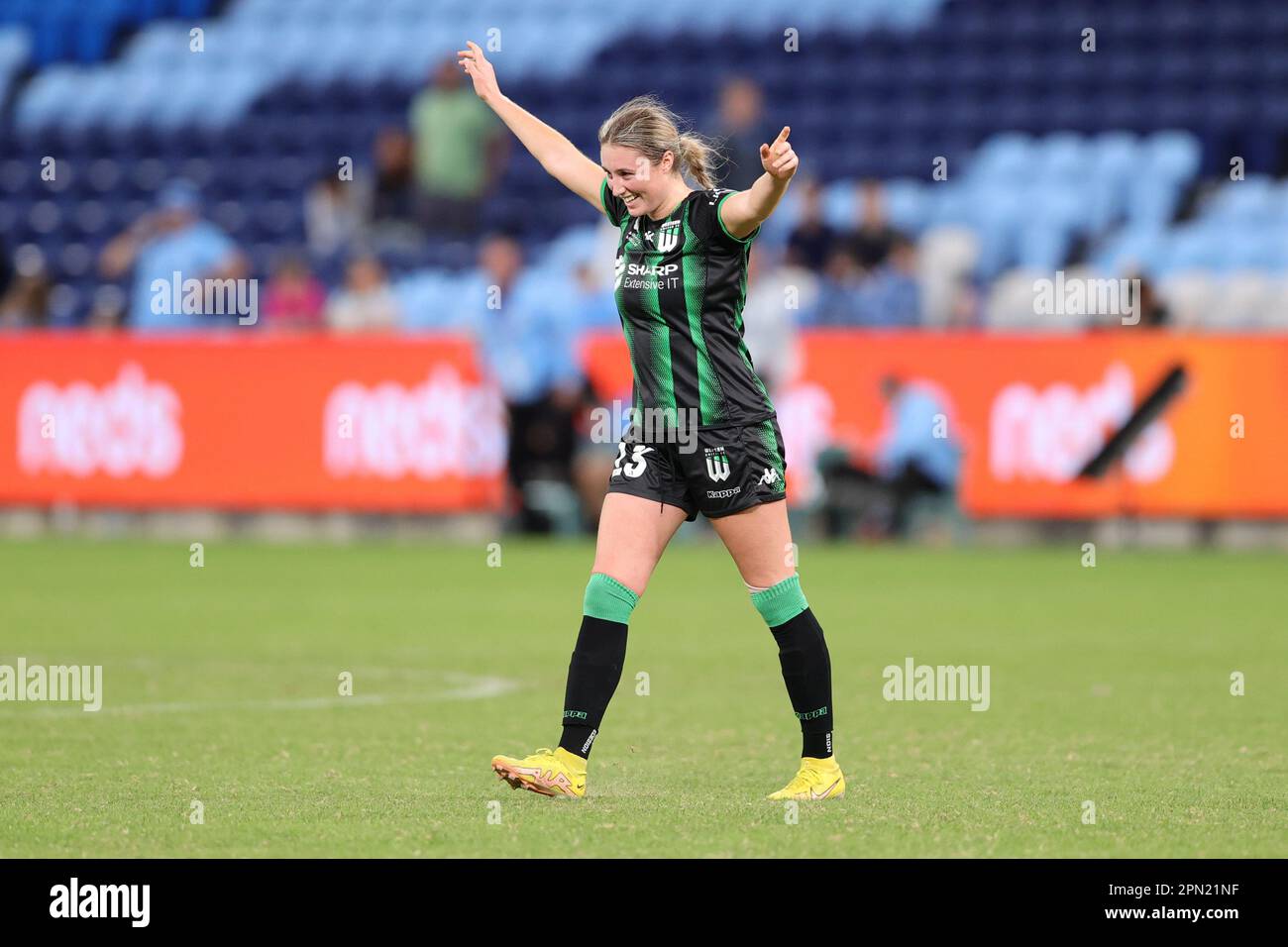 Sydney, Australia. 16th Apr, 2023. Angela Beard of Western United ...