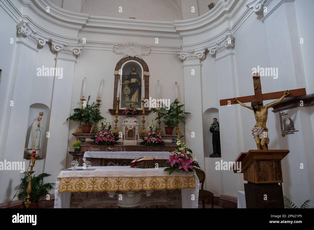 The church was consecrated on 21 August 1763, as indicated by a stone ...