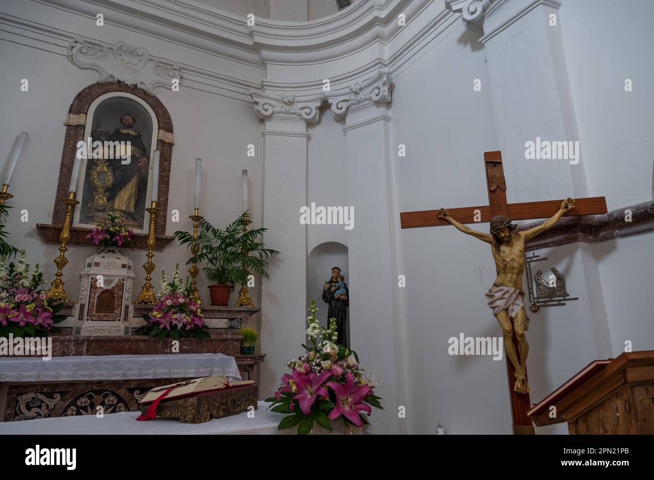 The church was consecrated on 21 August 1763, as indicated by a stone ...