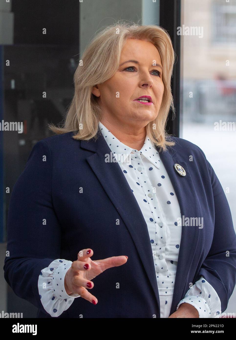London, England, UK. 16th Apr, 2023. General Secretary of Royal College ...