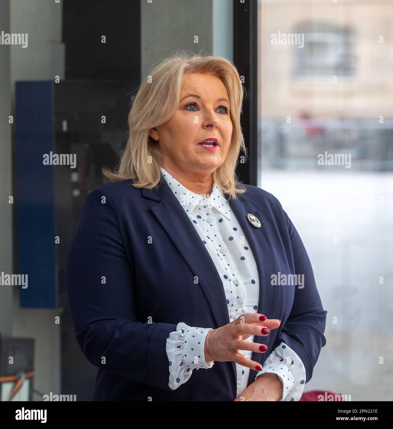 London, England, UK. 16th Apr, 2023. General Secretary of Royal College ...