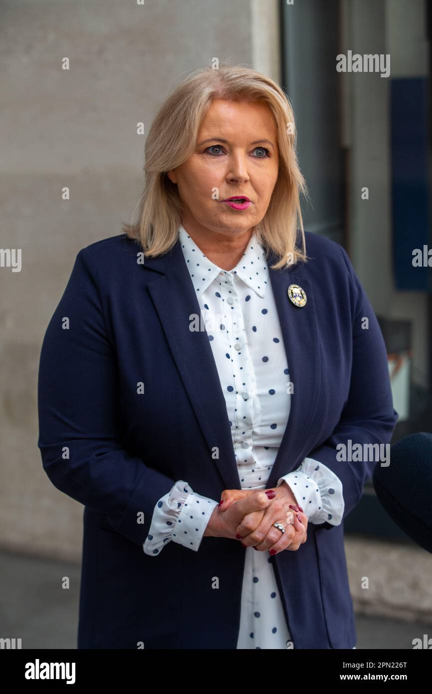 London, England, UK. 16th Apr, 2023. General Secretary of Royal College ...